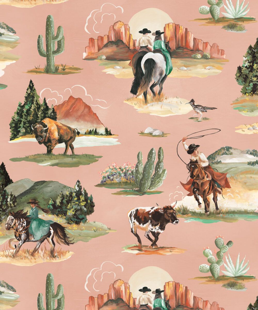 Frontier Wallpaper • Western Wallpaper • Milton & King USA