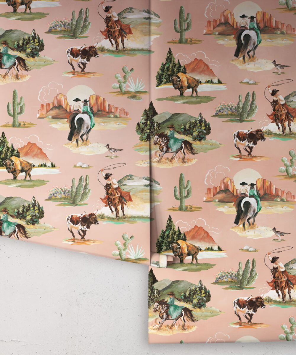 Frontier Wallpaper • Western Wallpaper • Milton & King USA