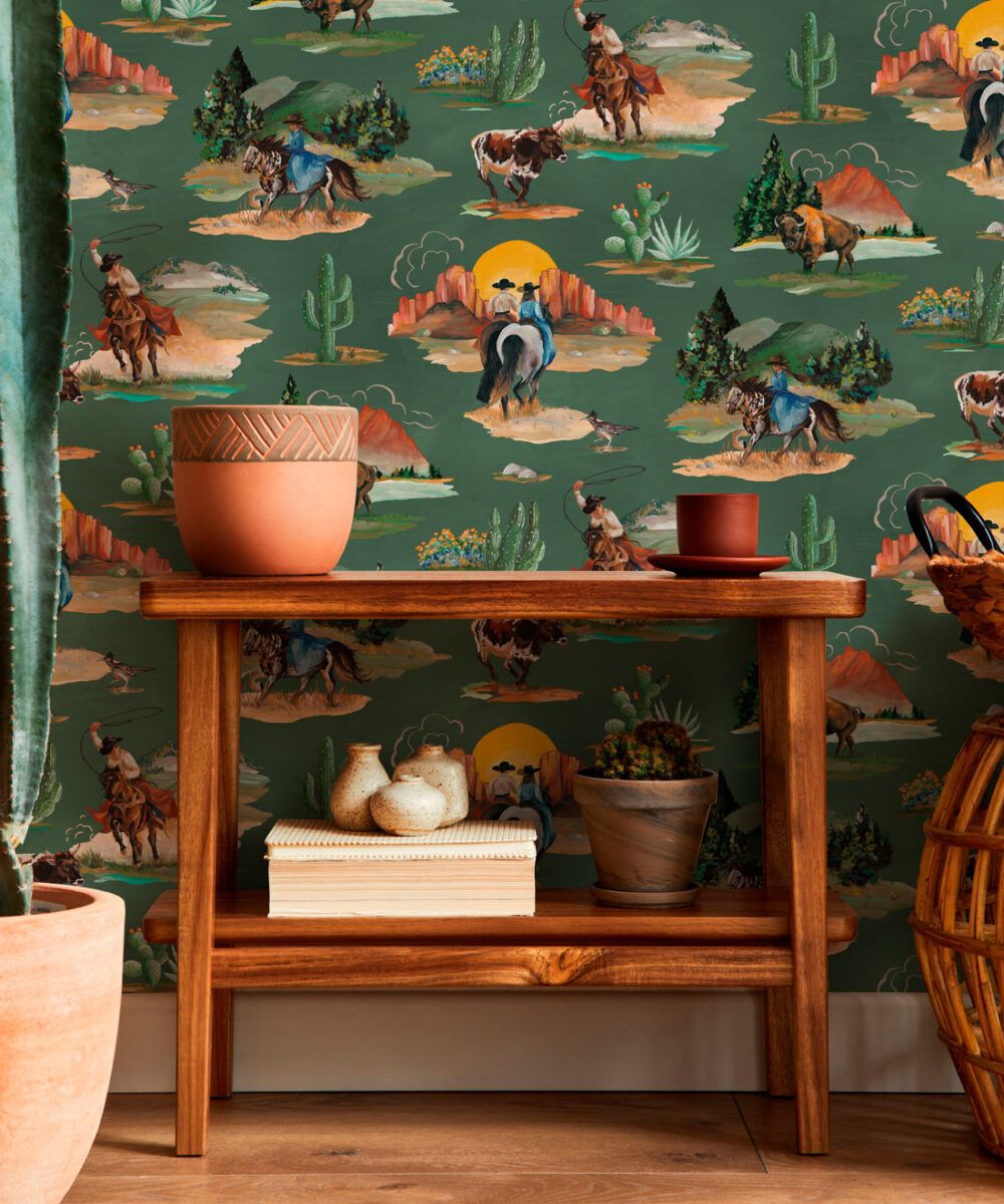 Frontier Wallpaper • Western Wallpaper • Milton & King USA