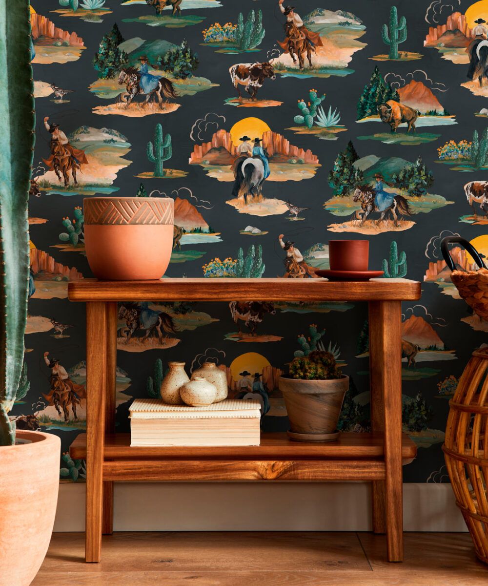 Frontier Wallpaper • Western Wallpaper • Milton & King USA