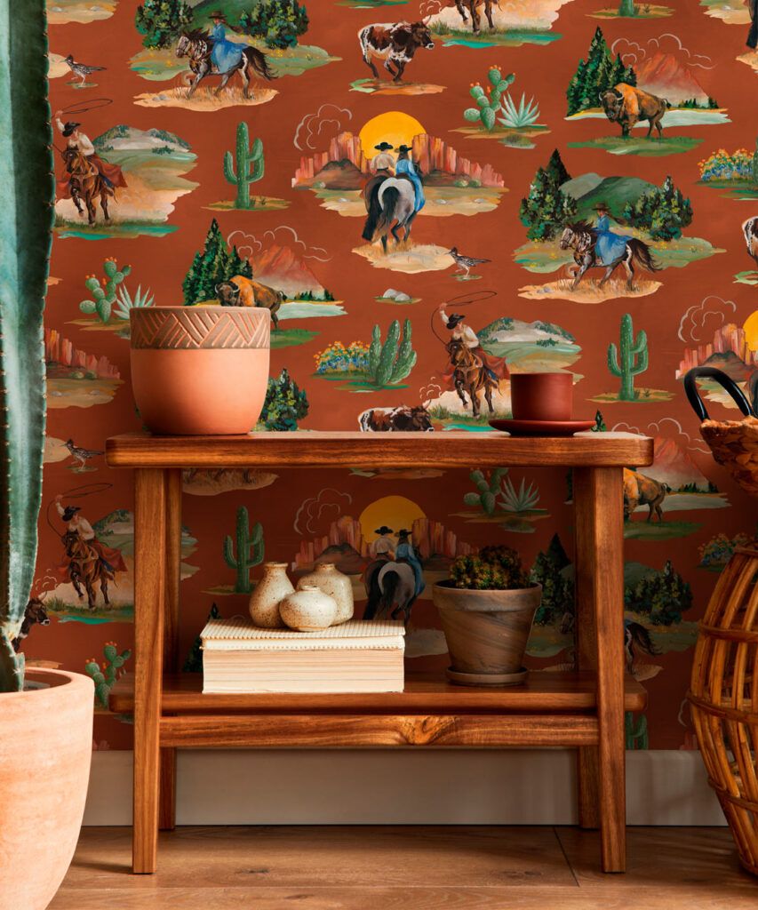 Frontier Wallpaper • Western Wallpaper • Milton & King USA