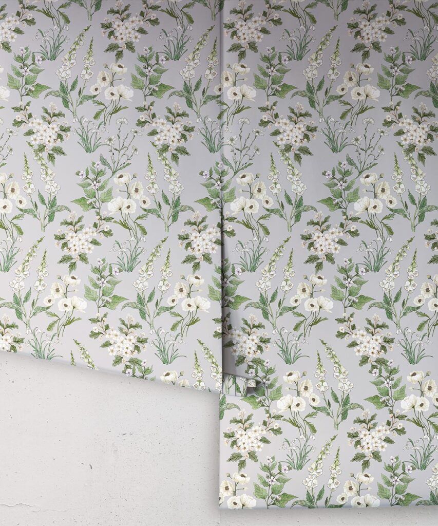 Garden Delight Wallpaper • Floral Wallpaper • Milton & King USA