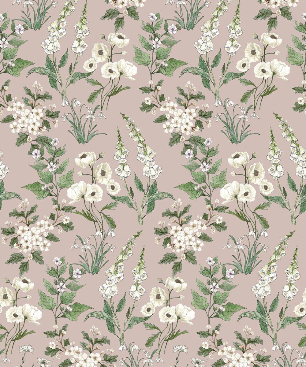 Garden Delight Wallpaper • Floral Wallpaper • Milton & King USA