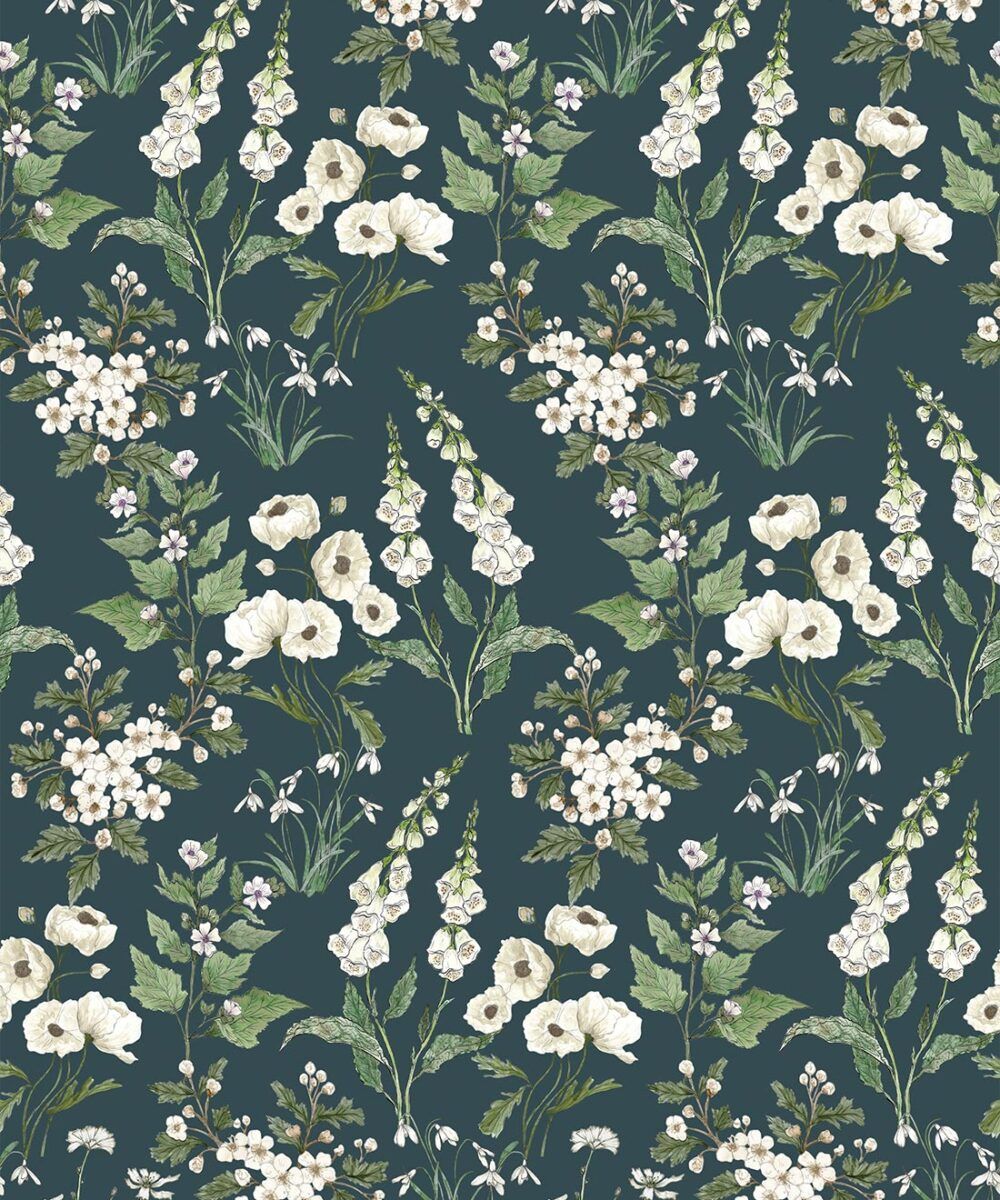 Garden Delight Wallpaper • Floral Wallpaper • Milton & King USA