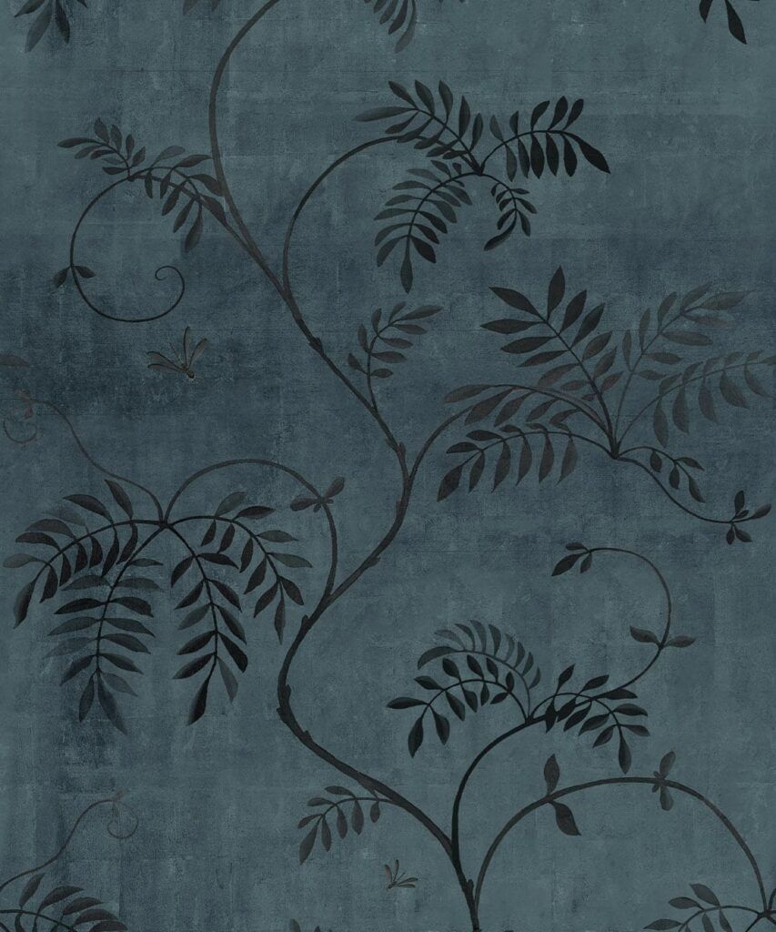 Wisteria Vine Wallpaper • Botanical Design • Milton & King