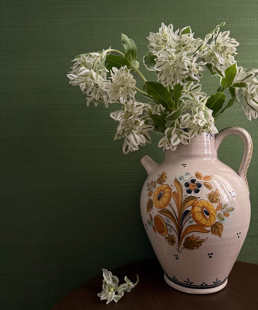 Evergreen Vale Grasscloth Wallpaper • Milton & King